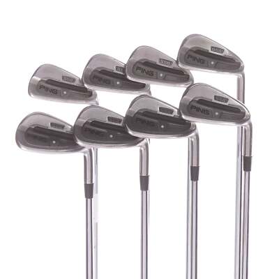 Ping S58 3-PW Iron Set White Dot Steel AWT Shaft Regular Flex Right ...