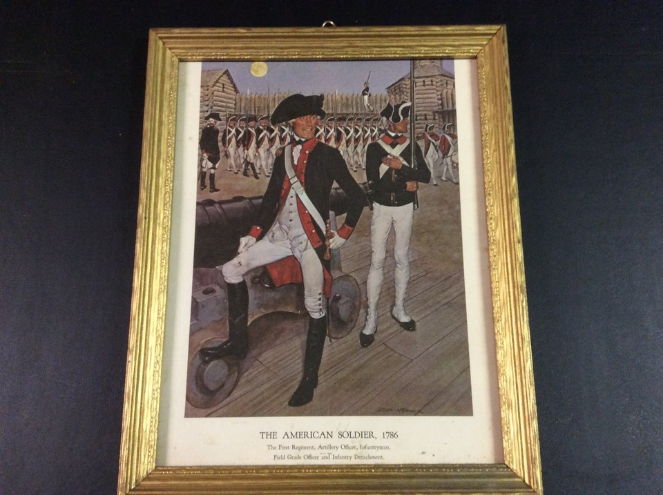 The American Soldier (1781, 1786, 1794) Prints by H. Charles McBarron ...