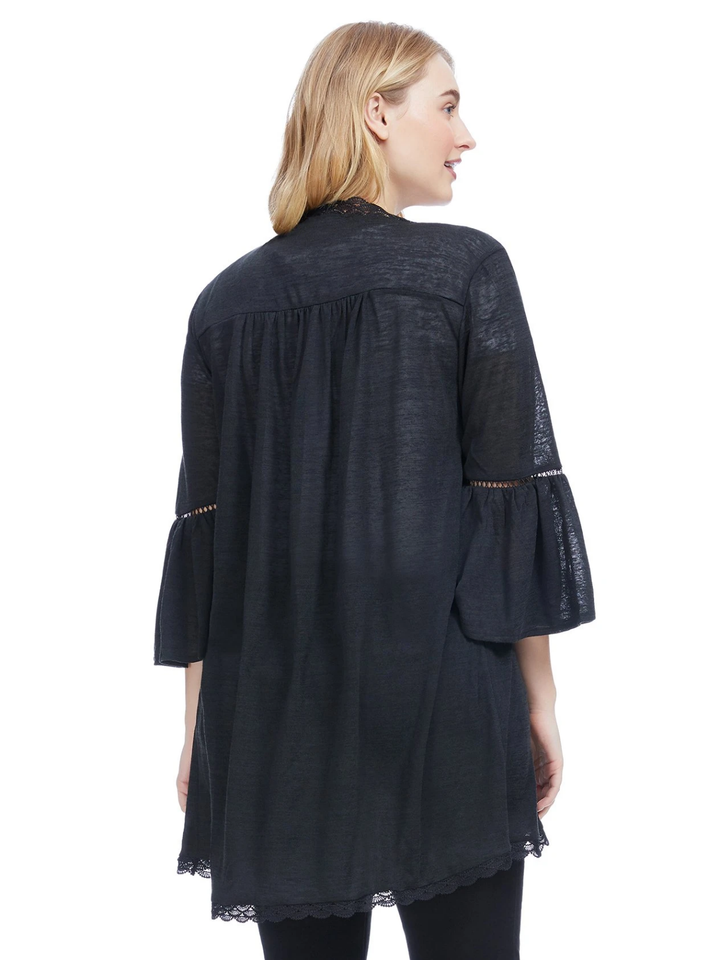 new ANDREE BY UNIT Johnny bell sleeve kimono cardigan top 1x | eBay