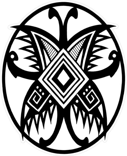#3047 (1) 3.75" Native Tribal Pattern Hopi Aztek Decal Sticker ...