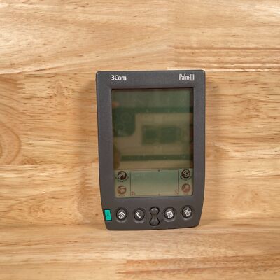 Vintage Palm III 3Com Gray PDA Handheld LCD Screen Professional Organizer | eBay