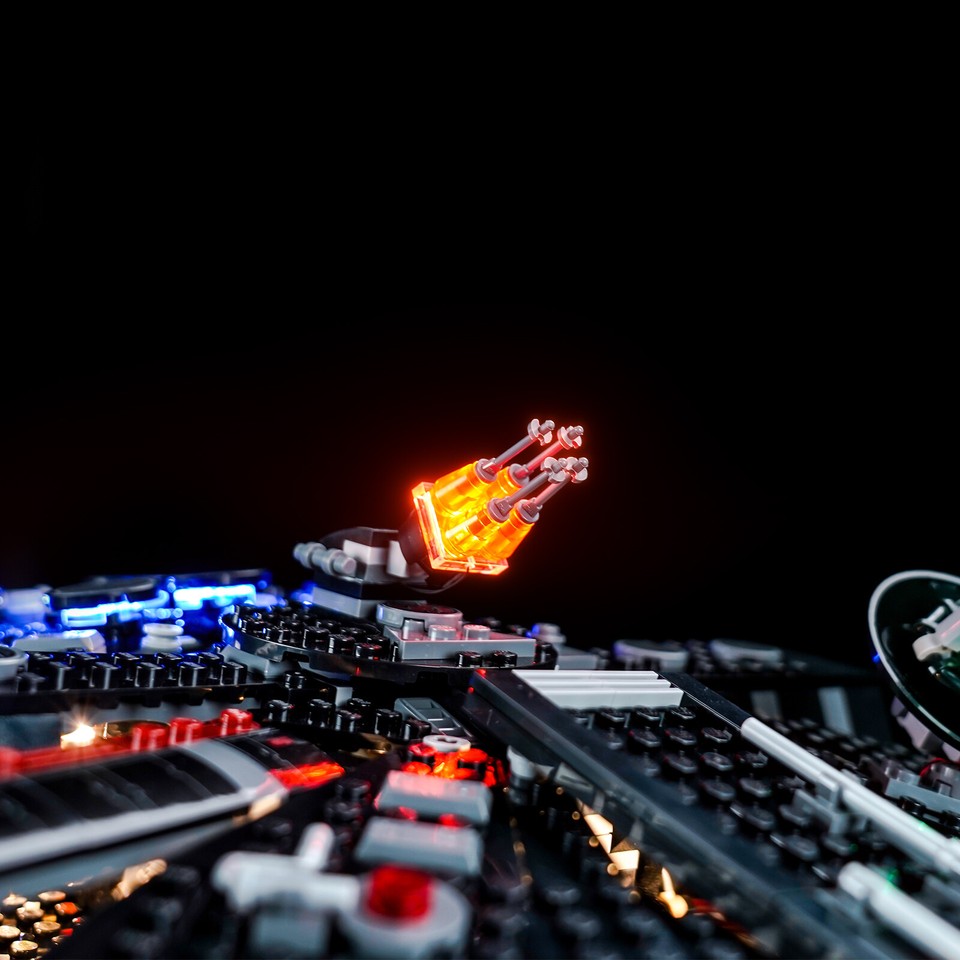 BrickBling LED Light Kit for LEGO Star Wars The Dark Falcon 75389 ...