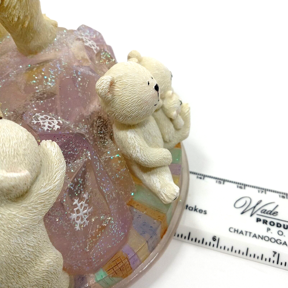 San Francisco Co Music Box Winter Wonderland Kids Riding on Bear Ruth ...