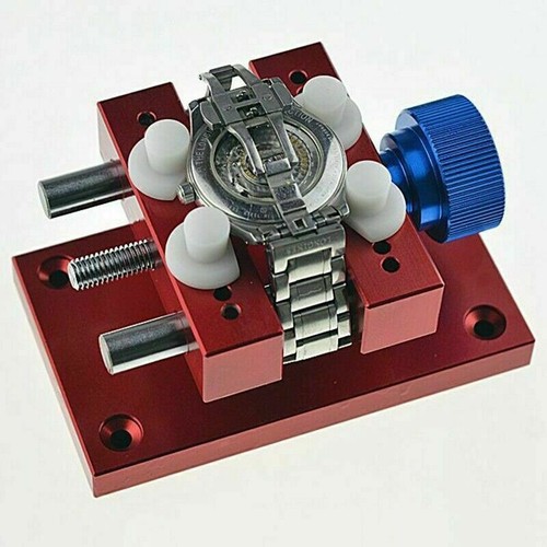 Stainless Steel Large Case Vise With Base Watch Holder For Watch Repair ...