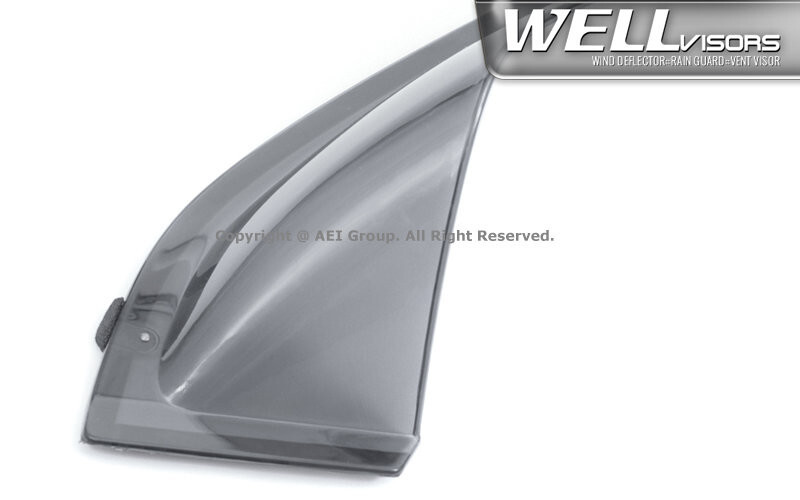 WELLvisors For Toyota Sequoia 08-22 Side Clip on Window Visors Off-Road ...