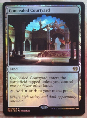 mtg magic Concealed Courtyard FOIL ENGLISH Cour dissimulée kaladesh | eBay