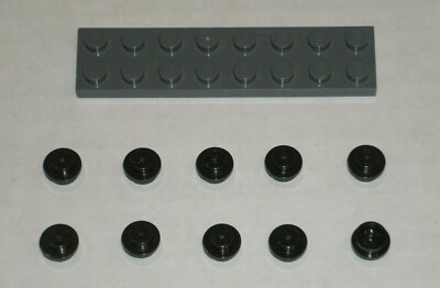 LEGO NEW 1x1 Black Round Plate Stud (10x) 614126 Brick 6141 | eBay