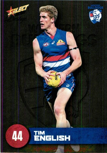 2021 WESTERN BULLDOGS AFL Card TIM ENGLISH Footy Stars Prestige | eBay ...