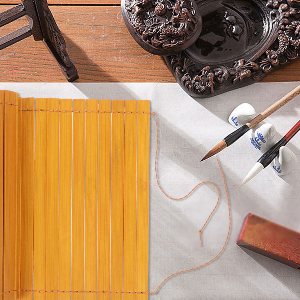 Set of 4 Bamboo Slips Child Blank Hanging Scroll DIY Drawing Scrolls | eBay