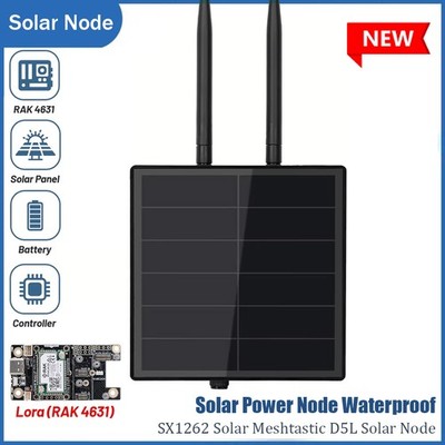 Solar Lora Node Meshtastic Device Repeater with Wisblock RAK19007 ...
