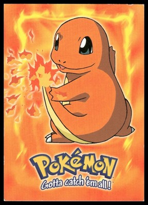 Topps Pokemon Charmander #04 E4/12 1999 The First Movie Black Logo LP ...