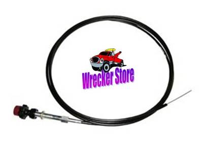 25' External Throttle Control Cable, Tow Truck, Wrecker, Sets Engine ...