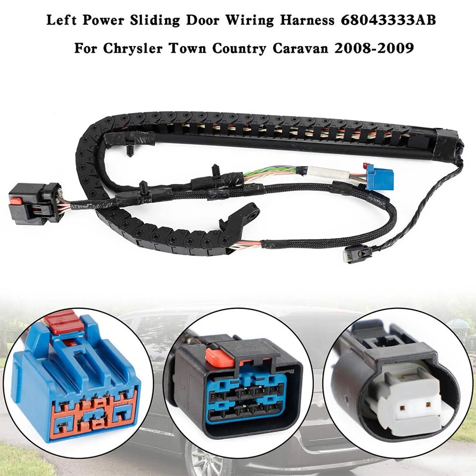 Left Power Sliding Door Wiring Harness For Town Country Dodge Grand ...
