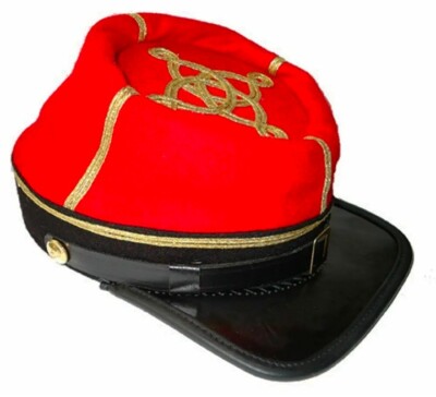 Civil War American Confederate Artillery Captains Red Kepi - in all ...