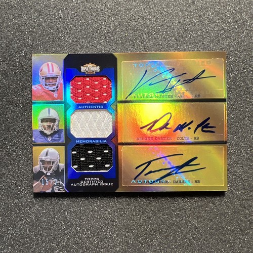 2011 Topps Triple Threads HUNTER / CARTER / JONES #TTARC-19 RC PATCH ...