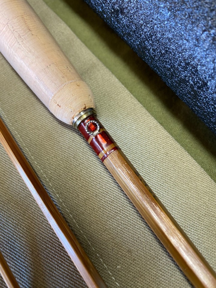 Leonard Catskill Taper Bamboo Fly Rod 8 ' 3 piece 2 tips 2 / 3 wt | eBay