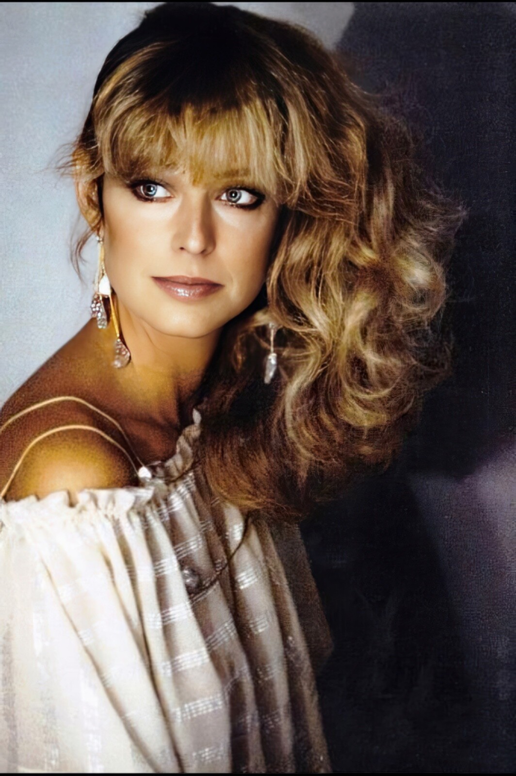 Farrah Fawcett Rare Color Photograph 8x12 Charlies Angels High