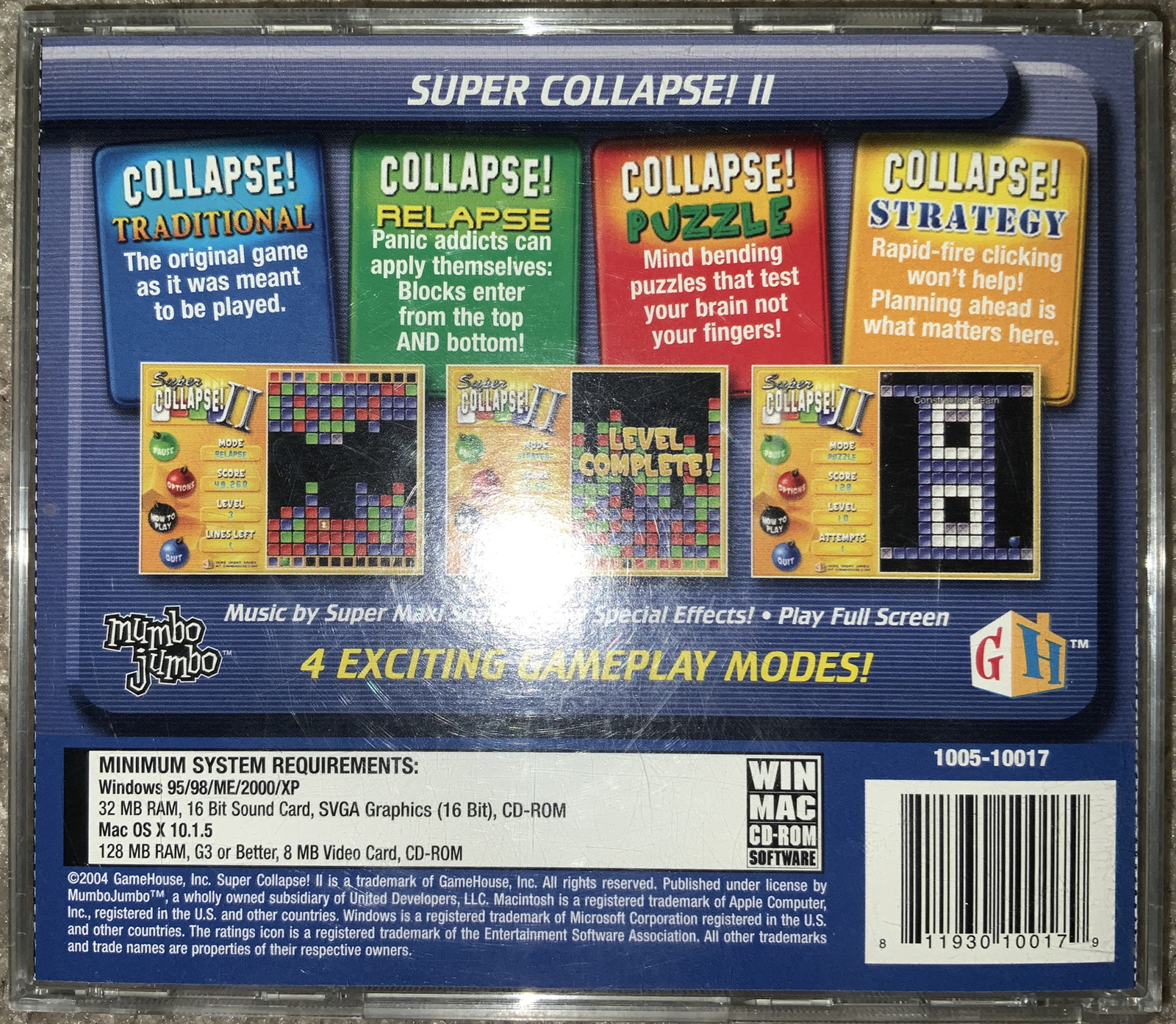 Super Collapse II (Game House, 2004, CD-ROM) 811930100179| eBay
