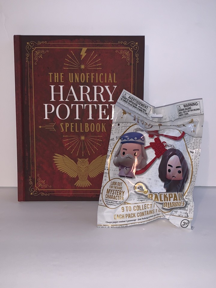 The Unofficial Harry Potter Spellbook & Backpack Buddies Gift Set NEW ...