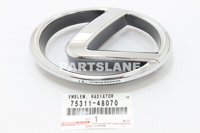 Lexus RX330 RX350 OEM Genuine Front Chrome Radiator Grille Emblem 75311 ...