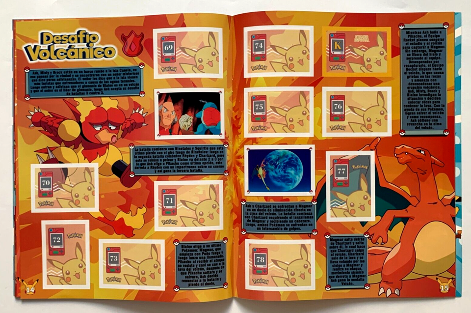 ALBUM POKEMON Orange Islands + Sticker Full Set 195/195 PERU Edition ...