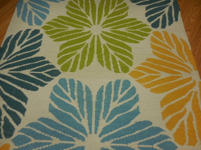 Turkish Oushak Rug, Flat Weave Kilim Rug, Handmade Bohemian Rug, 4x6 Ft ...