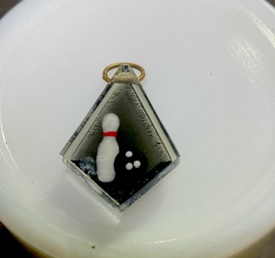 Vintage Lucite Bowling Pin Charm | eBay