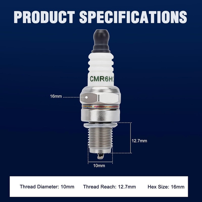CMR6H Spark Plug for NGK 3365 CMR6H 3066 CMR7H (Pack of 4) | eBay