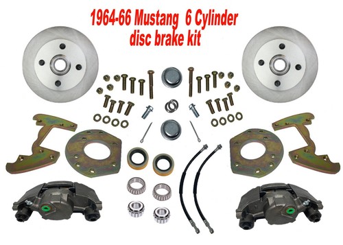 1964-66 Falcon, Ranchero 6 cylinder front disc brake kit, 4 lug for 14 ...