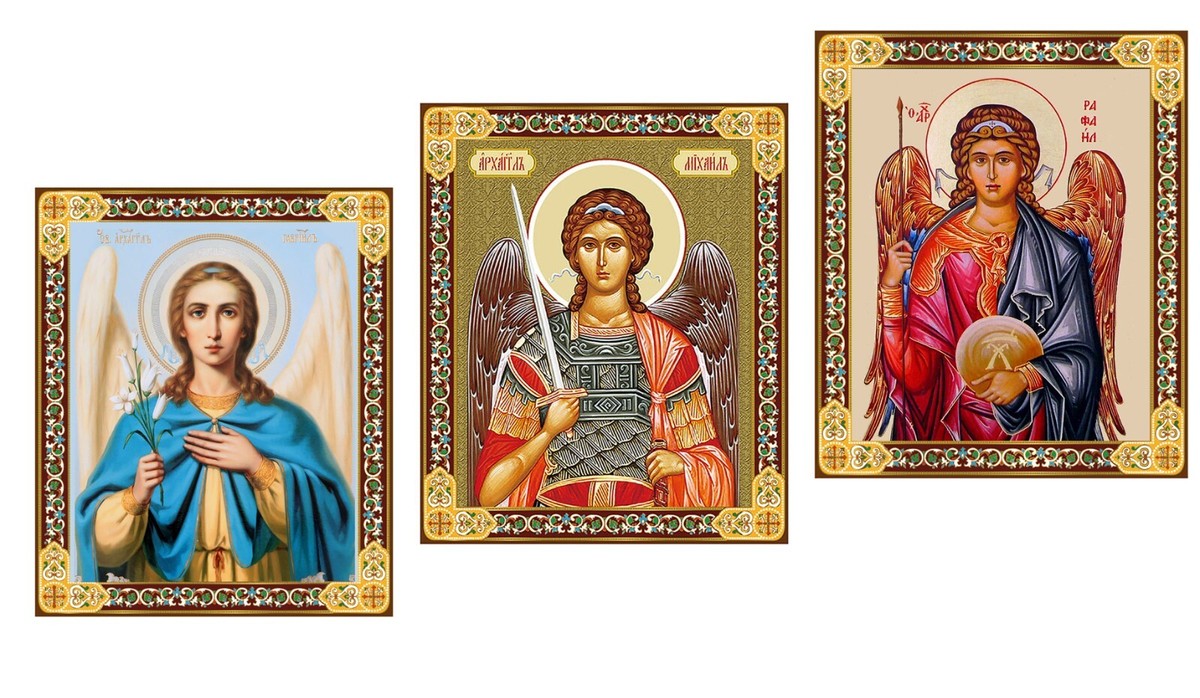 Raphael Archangel Gabriel Archangels Michael, Gabriel And Raphael