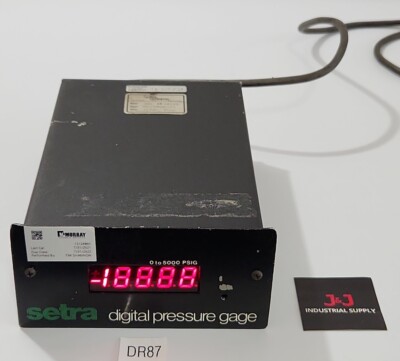 Setra Systems 360 Digital Pressure Gage 0 to 5000Psig 117Vac 60Hz ...