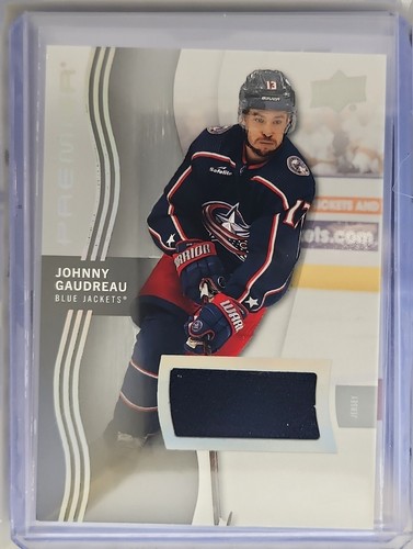 2023-24 UD Premier Jersey Patch #8 Johnny Gaudreau Blue Jackets | eBay
