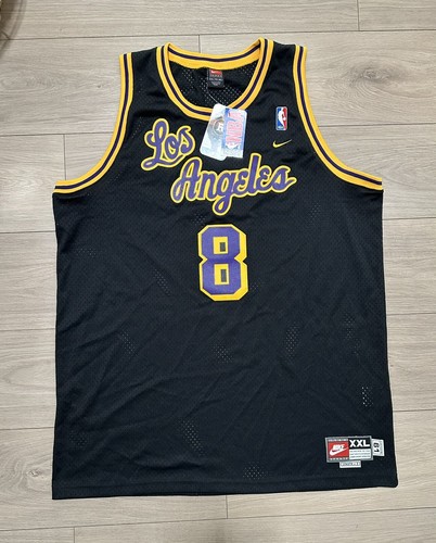 Lakers kobe Bryant size 2XL+2 New Nike rewind 61 swingman Jersey Black ...