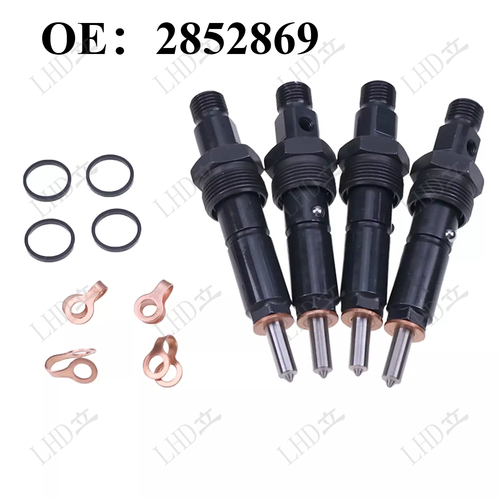 4X Fuel Injector 2852869 For Case 650K 750K 850K 580M 580SM 580SM ...