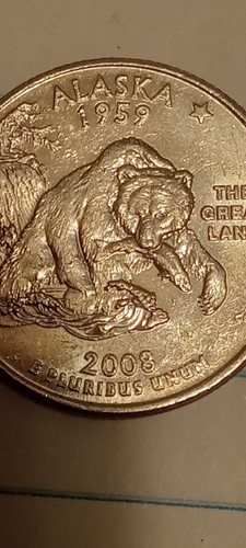 2008 Alaska quarter with errors ex claw plus more | eBay