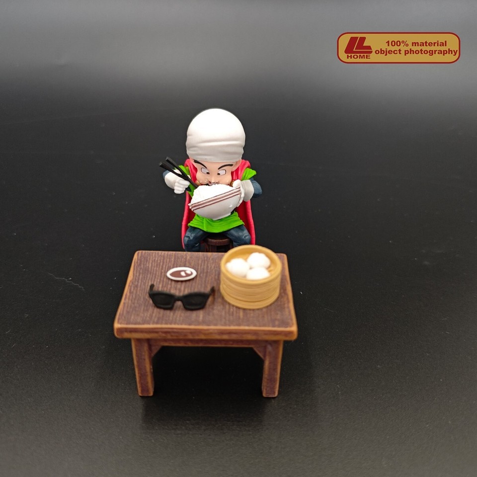 Anime Dragon Ball Z Son gohan eating rice cute happy 1PC Figure Statue ...