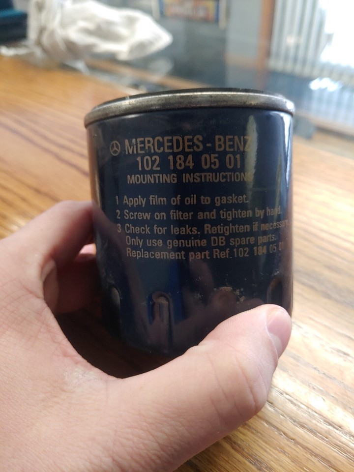 Mercedes Benz Genuine 300SEL 300TE 300E 190E 1985-1993 Oil Filter OE ...