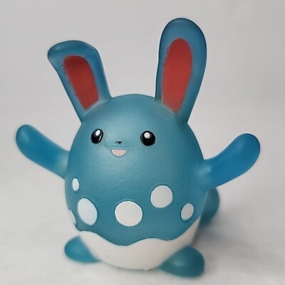 2001 Pokemon 2" Azumarill Clear Finger Puppet Figure Nintendo Bandai | eBay