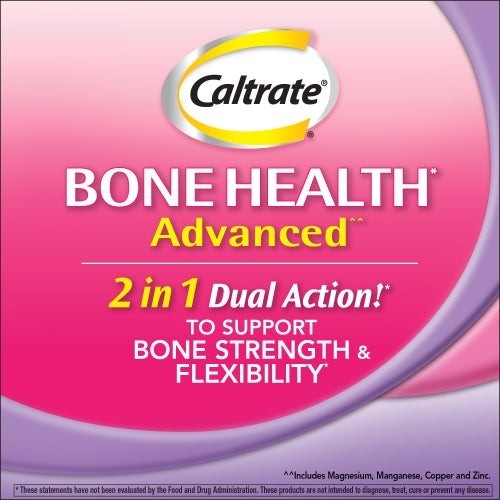 Caltrate Bone Health Advanced Calcium 600+D3 Plus Minerals 320 Tablets ...