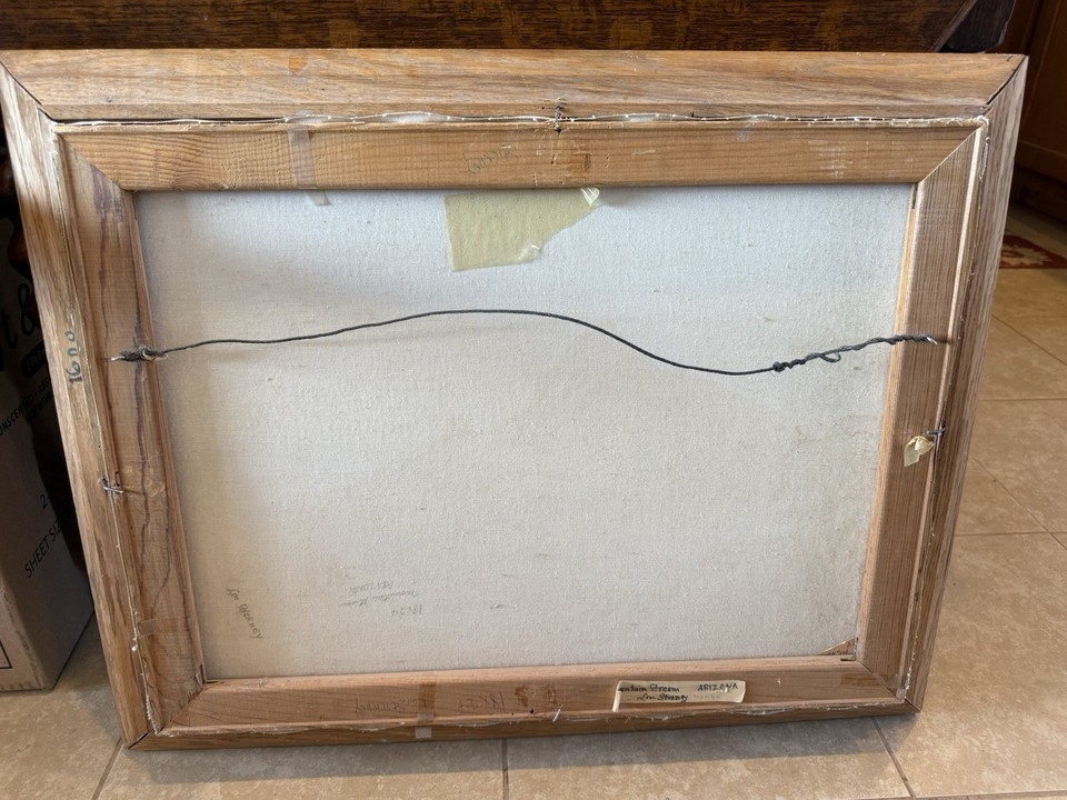 Southwest Original Oil Painting “Mountain Stream” By Lou Stickney | eBay