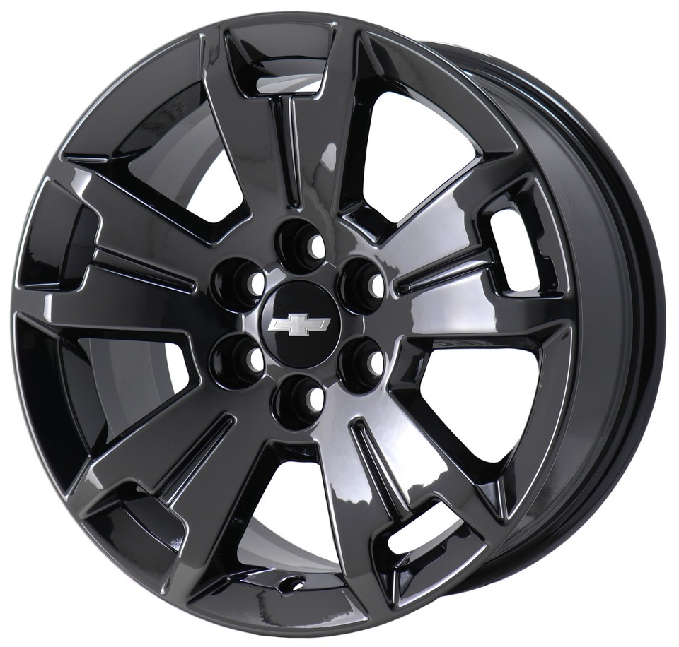 17" CHEVROLET COLORADO PVD BLACK CHROME WHEELS-C RIMS FACTORY OEM 5672 ...