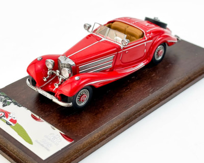 Liberty 1:64 Red 500K Vintage Convertible Sports Model Diecast Metal ...