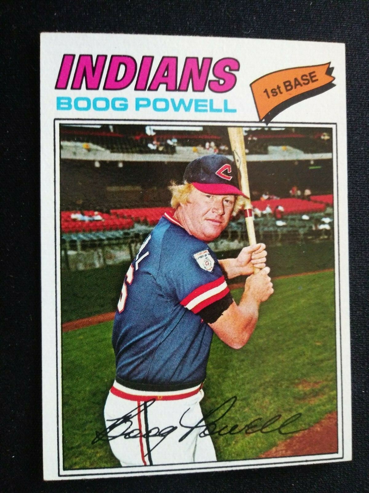 1977 Topps Baseball Card # 206 Boog Powell - Cleveland Indians | eBay.de