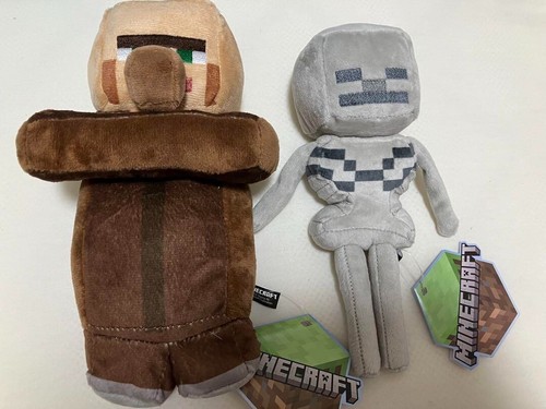 Minecraft Minecraft Wooper Looper, Iron Golem Villagers Skeleton Plush ...