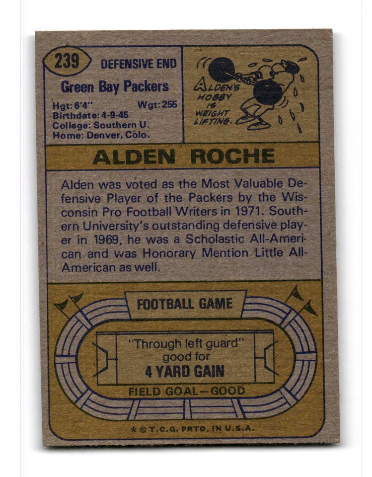 1974 Topps Alden Roche 239 | eBay