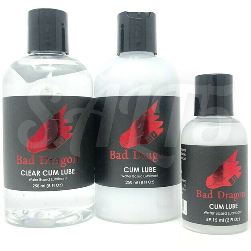 Bad Dragon Cum Lube Lubricant Water Based Personal Discreet Packaging ...