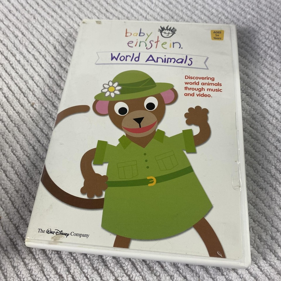 Baby Einstein World Animals DVD Educational Disney Video Baby Dolittle ...