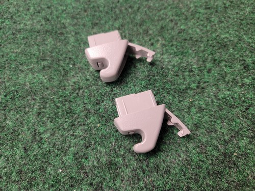 Set Of 2 GM Interior Roof Sunvisor Support Clip Hanger Light Grey OEM ...