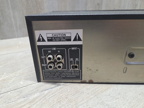 Vintage Sharp Stereo Cassette Deck Model RT-115 RT115 | eBay