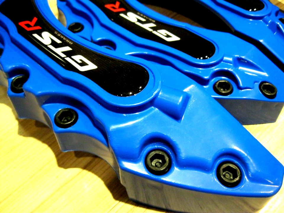 4x Blue Brake Caliper Covers Front Rear SUV ABS Car Disc GT Tuning ...